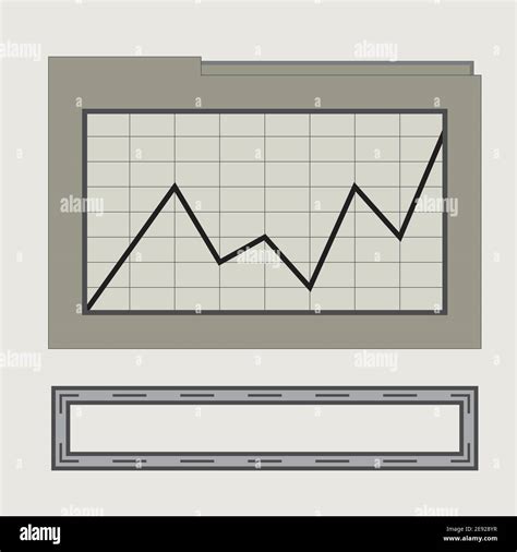 An Abstract Retro Line Chart Display Stock Vector Image And Art Alamy