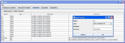 Set Up Of The Objective Functions And The Constraints Function