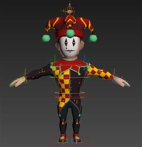 Medieval Character Jester 06 3d Model Turbosquid 1190913