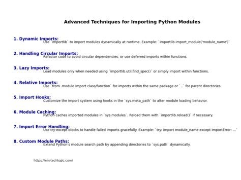How To Import And Use Modules In Python Emitechlogic