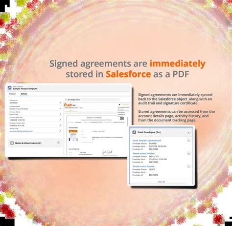 Foxit Esign For Salesforce® Create Send And Esign Within Salesforce®