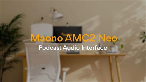 Maono Amc2 Neo Audio Interface For Streaming Professional Sound Card Mixer Audio Interfaces With