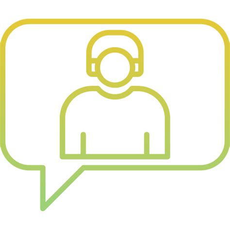 Virtual Assistant Generic Gradient Outline Icon Freepik