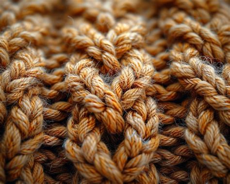Premium Photo Knitted Wool Texture In Closeup