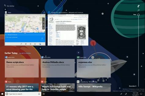 Microsoft Confirms Windows Timeline Coming In Redstone 4 Demos Upcoming Feature Winbuzzer