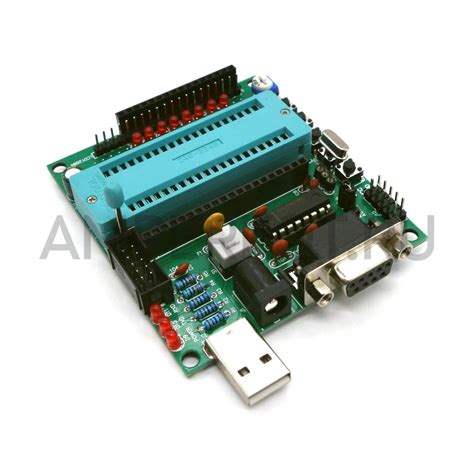 Купить Diy набор для сборки платы для изучения работы микроконтроллеров поддерживает 51