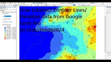 Extract Elevation Data Contour Lines From Google Earth Pro Urdu