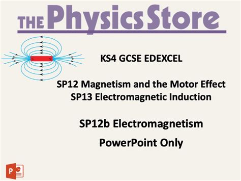 Ks4 Gcse Physics Edexcel Sp12b Electromagnetism Lesson Bundle Teaching Resources