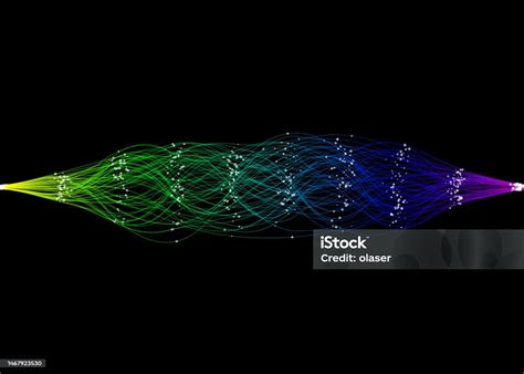 Data Transferring In Fiber Communication Stock Illustration Download