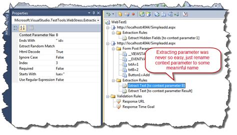 Advanced Capability In Web Performance Test Of Vs2010 • Codewrecks