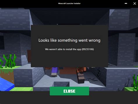 Unable To Download Minecraft Launcher Receiving Error Code 89235106 Rminecraft