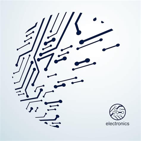 Premium Vector Vector Abstract Technology Illustration With Circuit Board High Tech Digital