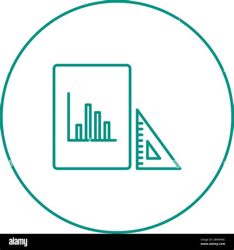 Beautiful Set Square And Graph Line Vector Icon Stock Vector Image And Art