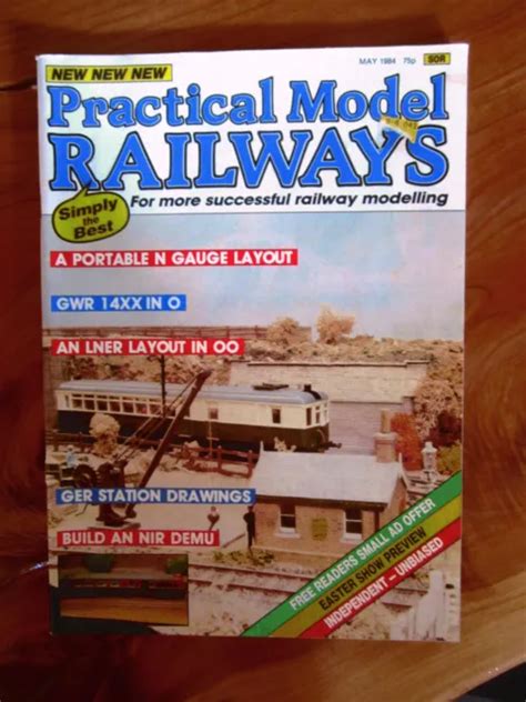 MAGAZINE PRACTICAL MODEL Railways May 1984 Great Must See EUR 1