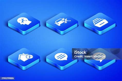 말풍선 채팅 인간 머리 서비스 집 자동차 및 문서 아이콘이 있는 서랍을 설정합니다 벡터 3차원 형태에 대한 스톡 벡터 아트 및 기타 이미지 Istock