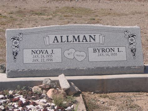 Nova Jane Giles Allman 1935 1996 Find A Grave Memorial
