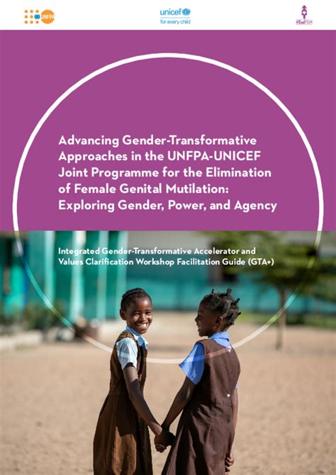 Integrated Gender Transformative Accelerator And Values Clarification Workshop Facilitation Guide