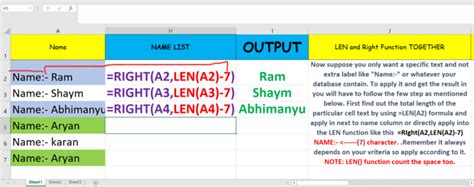 EXTRACT TEXT With LEN And RIGHT Function Excel Help