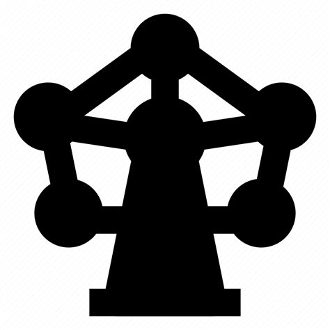 Atomium Landmark Monument Belgium Building Icon Download On