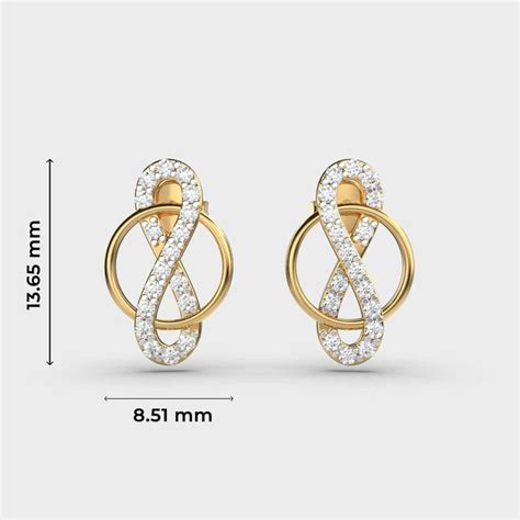 Buy Loop Of Infinity Diamond Studs At Jewelbox