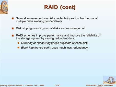 Chapter 12 Mass Storage Systems Ppt Operating Systems Computer Software And Applications