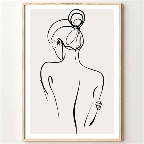 Khám Phá Bộ Sưu Tập Tranh Vẽ Bút Chì Line Drawing Art Prints độc đáo