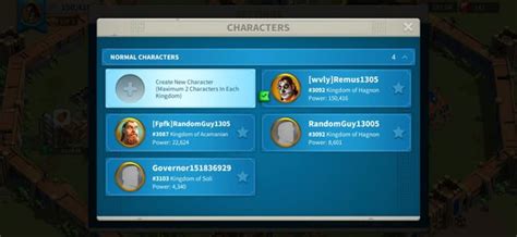 How To Delete Characters In The Game Rriseofkingdoms