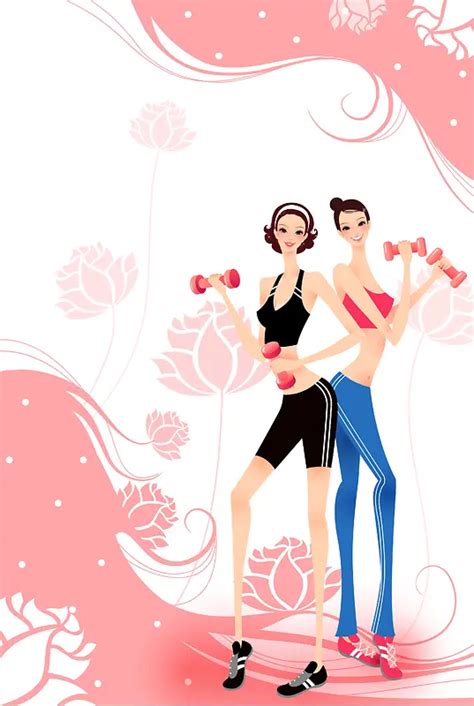 女神节健身美女海报背景背景图片素材下载图片编号qbblmkno 免抠素材网