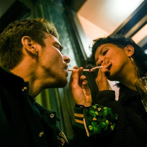 Girl Smoking Cigarette Famous Photo