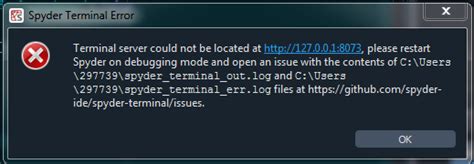 Spyder Terminal Error · Issue 324 · Spyder Idespyder Terminal · Github