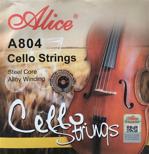 Alice A804 Cello String Set Size 1 4 And 3 4 Clearance Strings Bows And More Reviews On