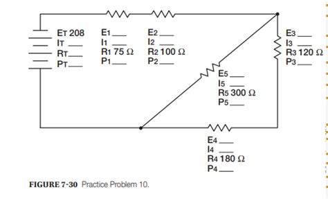 Solved Find All The Missing Values In The Circuit Shown In FiguRe Answer