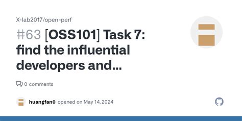 Oss101 Task 7 Find The Influential Developers And Repositories In Github Open Source