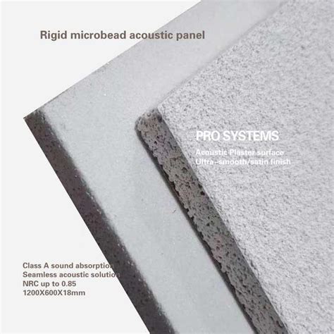 Monolithic Seamless Acoustic Ceiling Smooth System For And Wall Panels