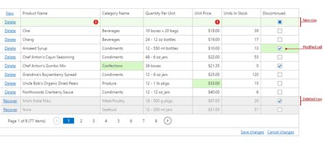 Batch Edit Mode Aspnet Web Forms Controls Devexpress Documentation