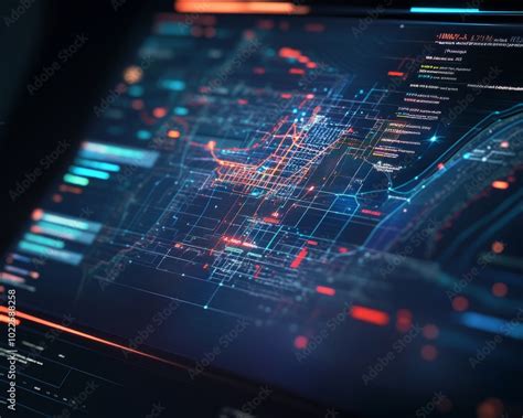 Futuristic Crime Prediction Dashboard Displaying Real Time Data On High Risk Areas And Trends