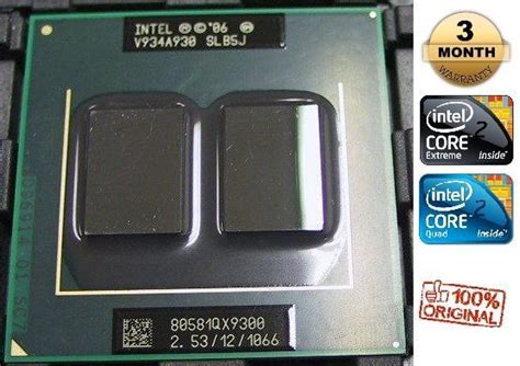 Intel Core Extreme Quad Processor Qx Eo Stepping M Cache Ghz Mhz Fsb