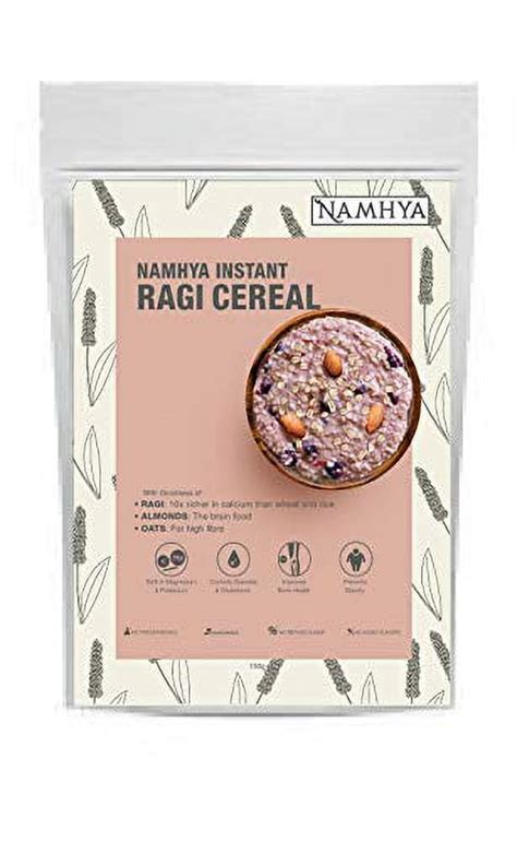 Namhya Ragi Instant Ajh3 Breakfast Cereal With No Preservatives No