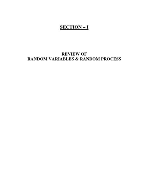 Statistical Signal Processing Download Free Pdf Correlation And