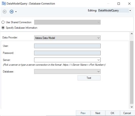 Data Model Query — Data Warehouse Builder 10 Documentation
