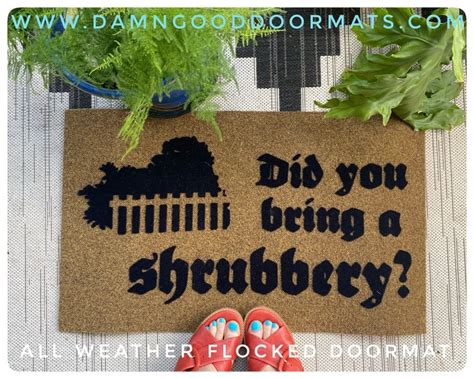 Did You Bring A Shrubbery Monty Python Knights Who Say Ni Etsy Canada