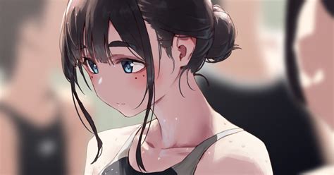 オリジナル ついお腹を隠しちゃう競泳女子 Jonsunのイラスト Pixiv