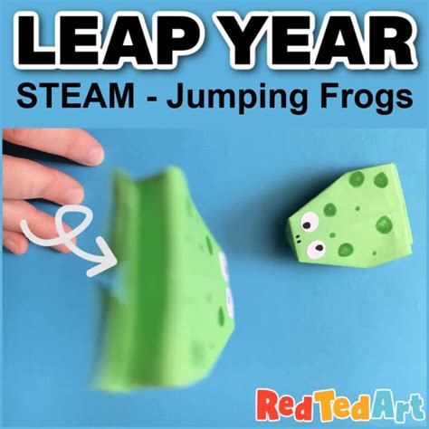 Jumping Frog Craft Template