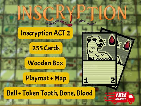 Inscryption Act2 Deck • Inscryption Cards • 255 Cards • Cryptid