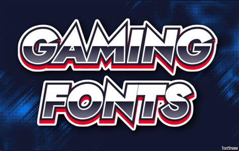 Gaming Fonts Text Effect And Logo Design Font
