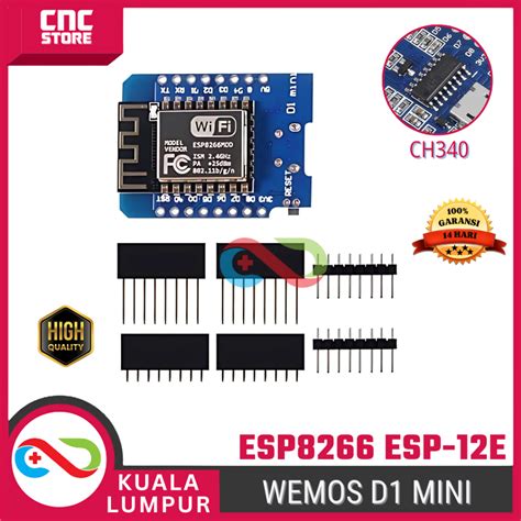Wemos D1 Mini Nodemcu 4mb Lua Wifi Iot Esp8266 Esp 12f Arduino Shopee