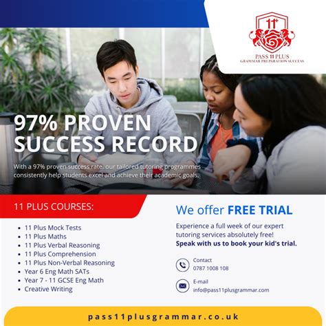 11 Exam Solihull 11 Tuition 11 Plus Grammar Preparation Success