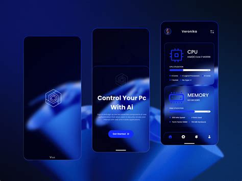 PC Control App UI Design On Behance
