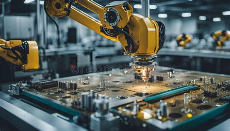 A Captivating Image Showcasing A Highly Advanced Robotic Arm