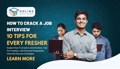 how to crack a job interview 10 tips for every fresher